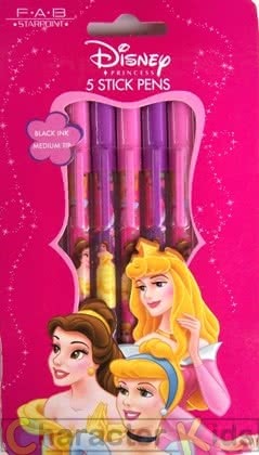 Disney Princess Pens (Pack of 5) - Costumes.com.au