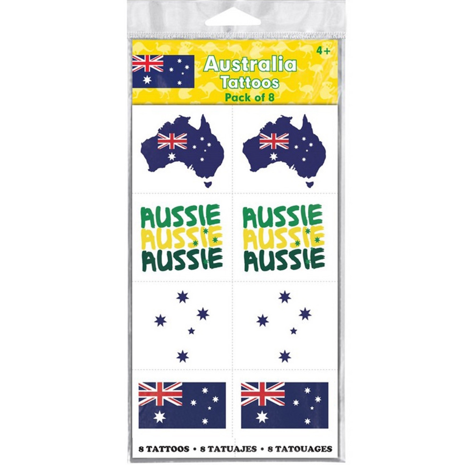 Australia Themed Tattoos (1 Sheet) | Australian | Cultures ...