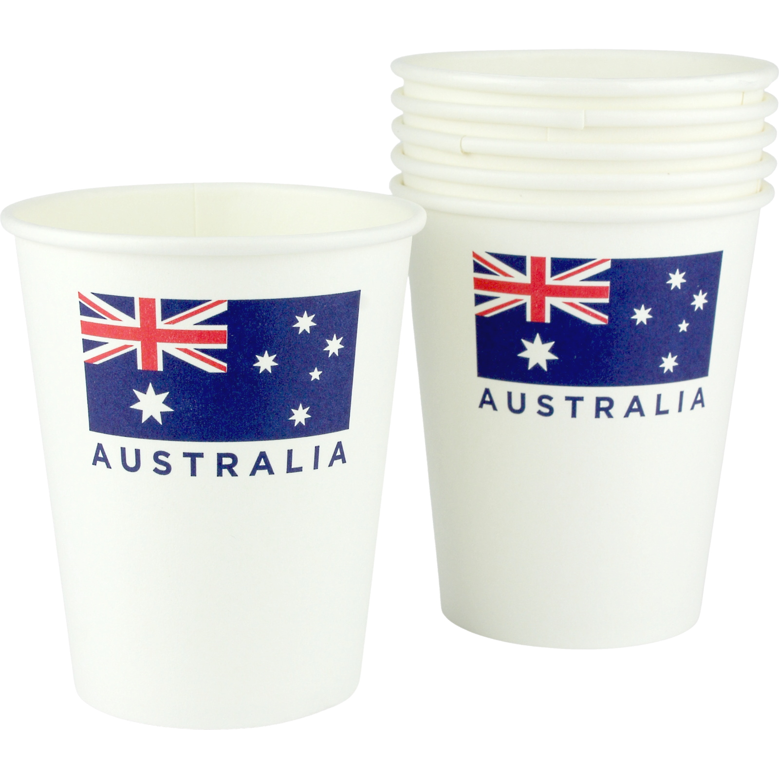 Australian Flag Paper Cups (Pack of 6) | Australian | Cultures ...