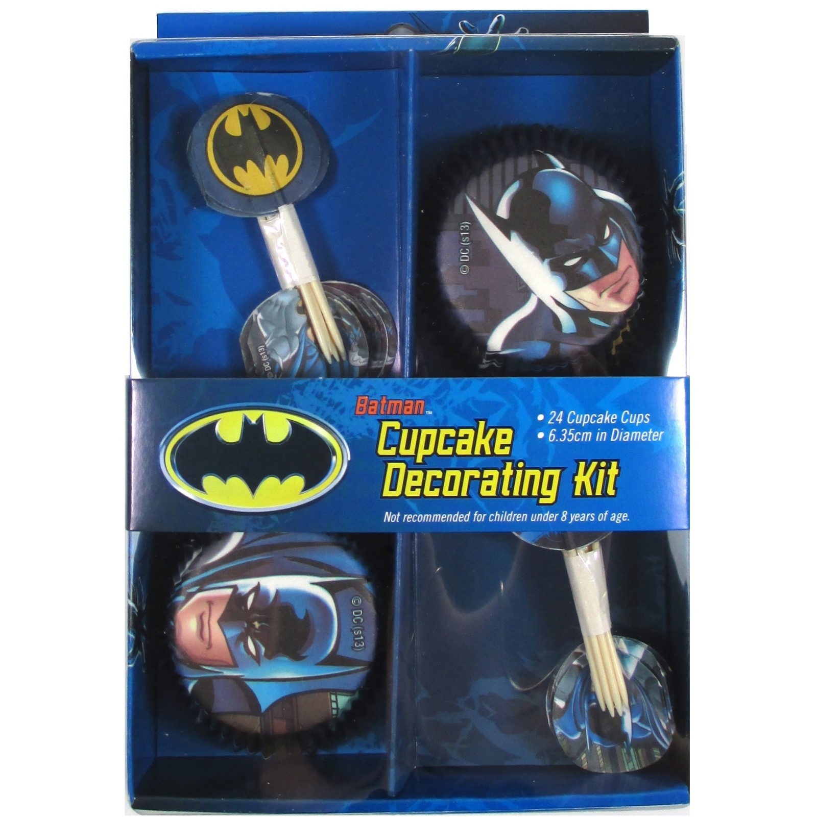 Batman Cupcake Decorating Kit (Set of 24) - Costumes.com.au