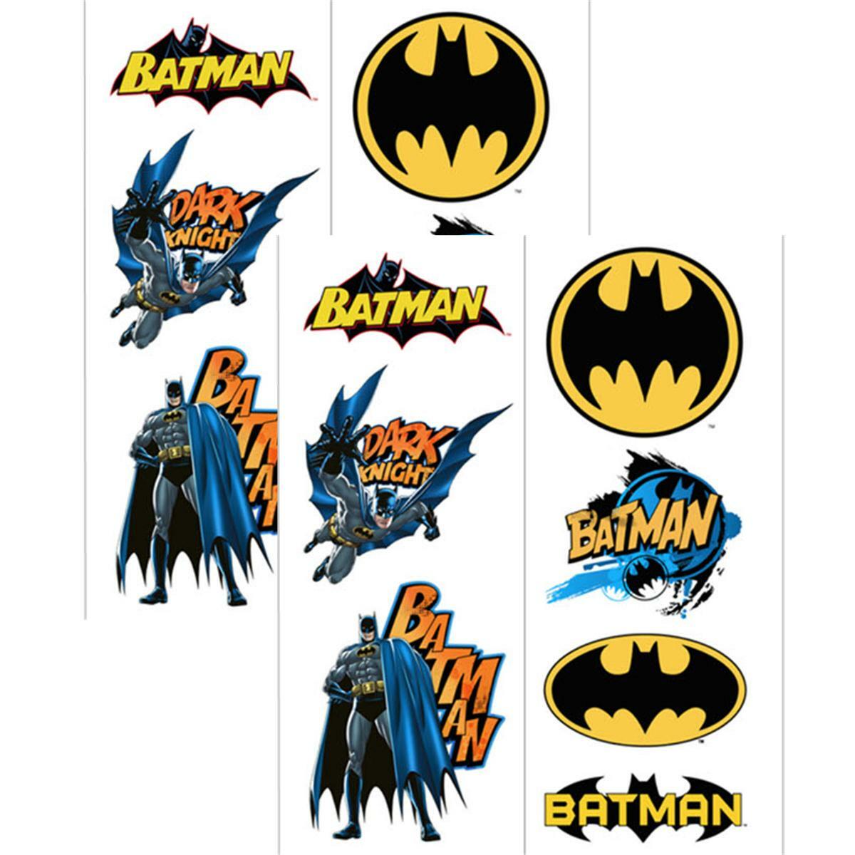 Batman Heroes and Villains Tattoos (2 Sheets) - Costumes.com.au
