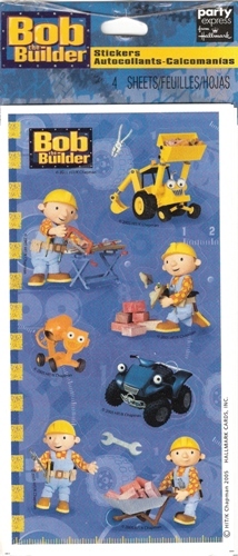 Bob The Builder Stickers (4 Sheets) | Costumes.com.au - Costumes.com.au
