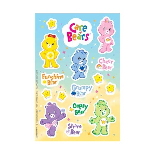 Care Bears Stickers (2 Sheets) - Costumes.com.au