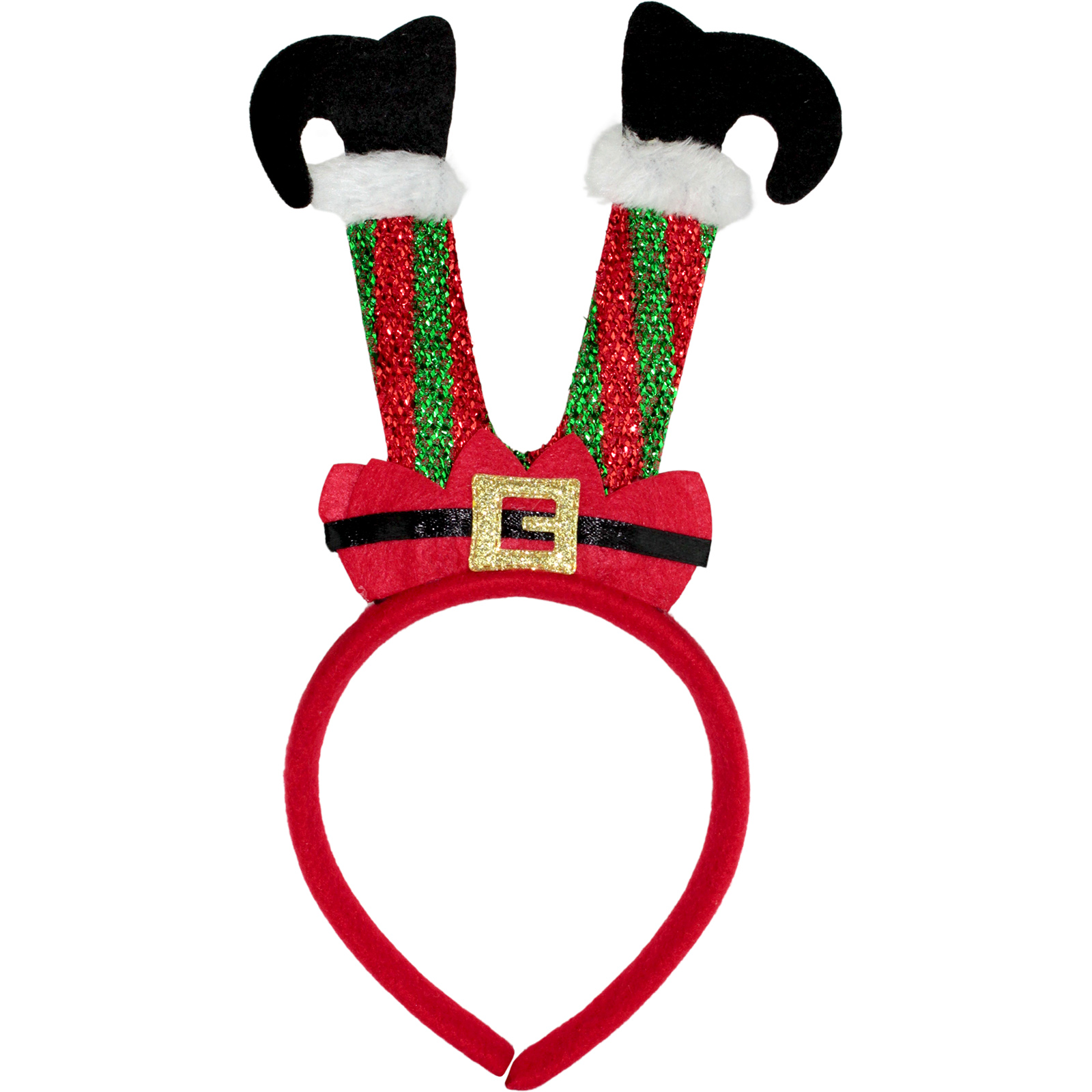 Funny Upside Down Elf Legs Headband | Headbands & Hair Accessories ...