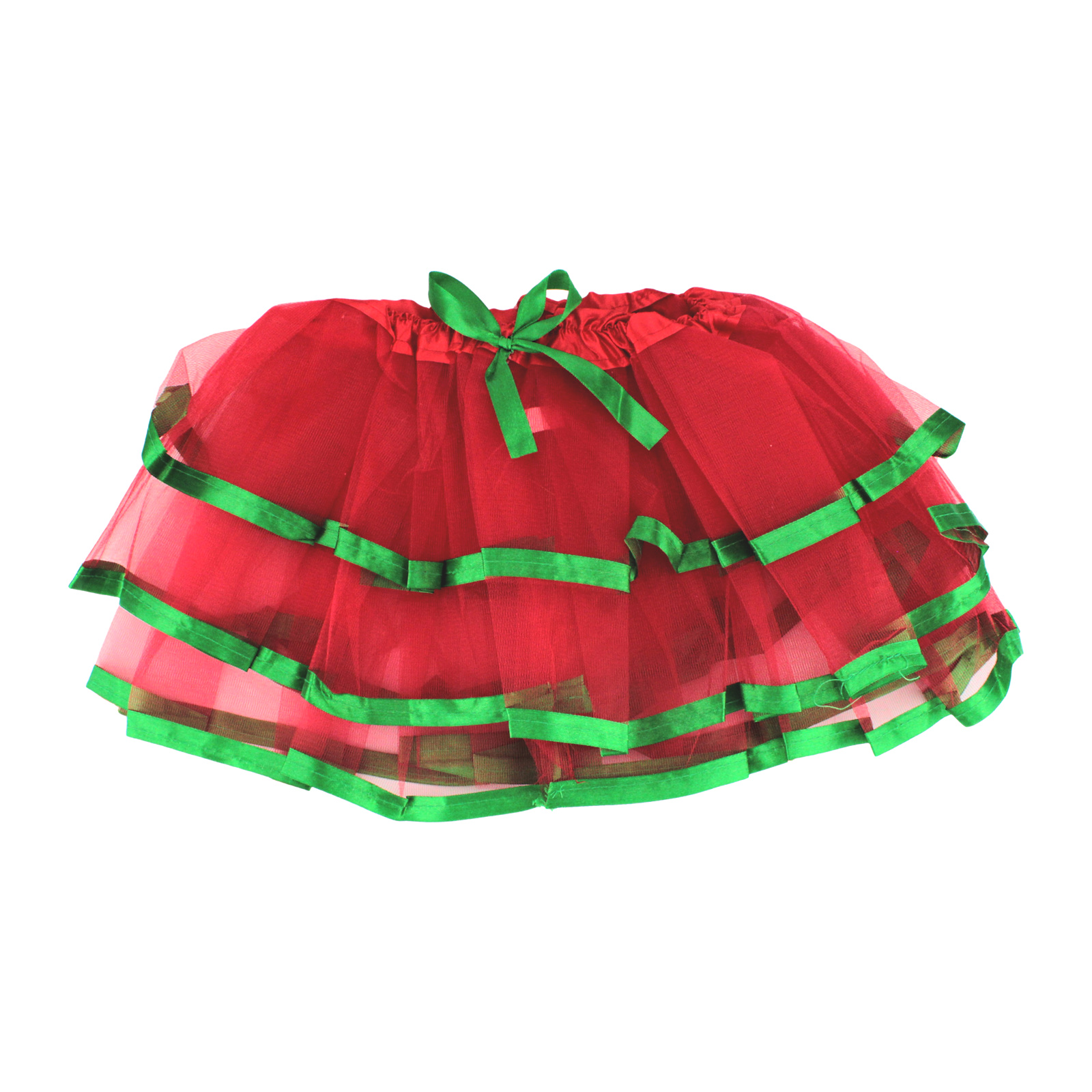 Kids Christmas Wonderland Red and Green Tutu - Costumes.com.au