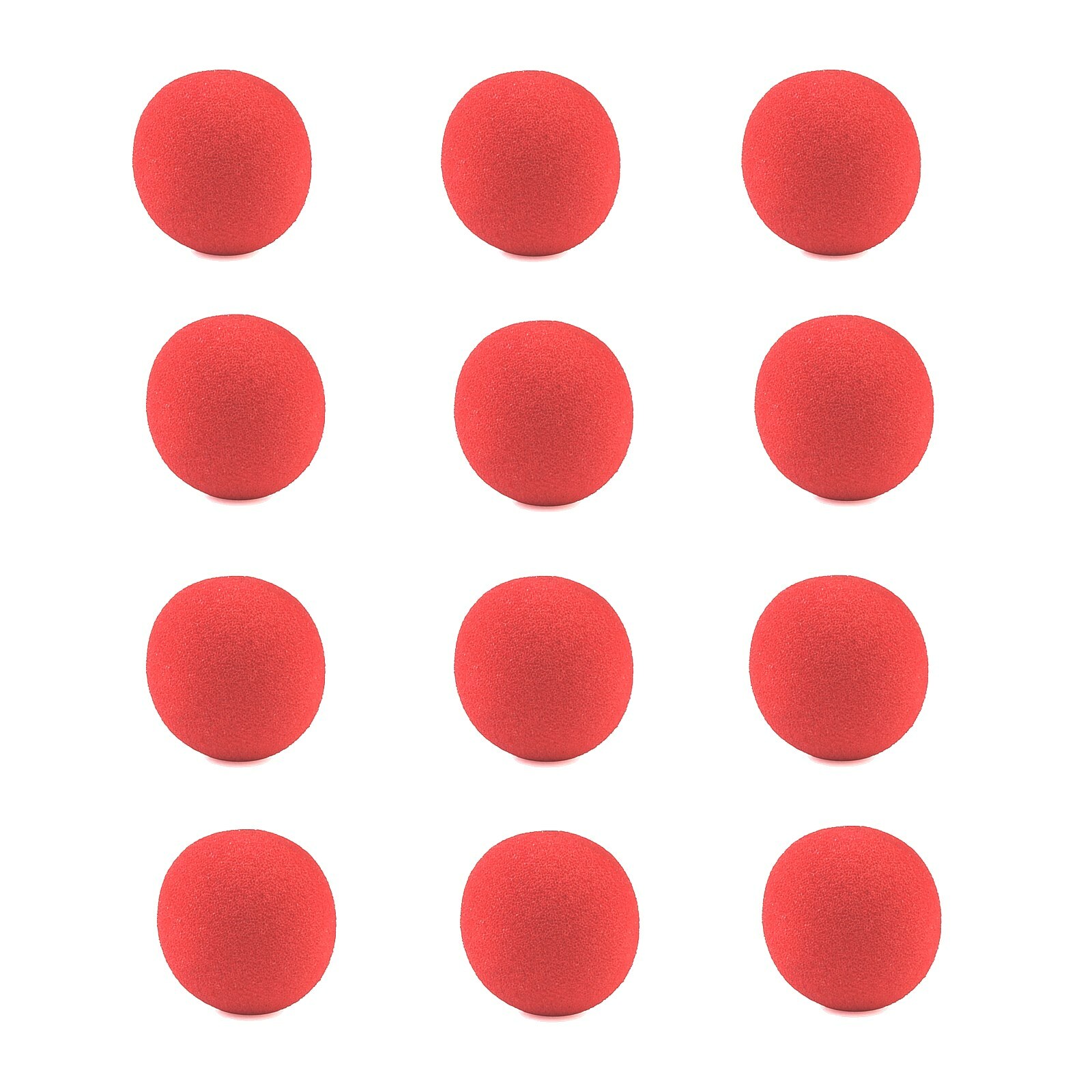 Foam Circus Clown Noses (Pack of 12) - Costumes.com.au