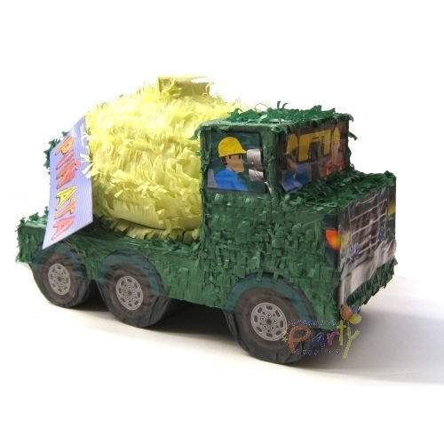 Construction Cement Truck Pinata | Construction Party Supplies | Themed ...