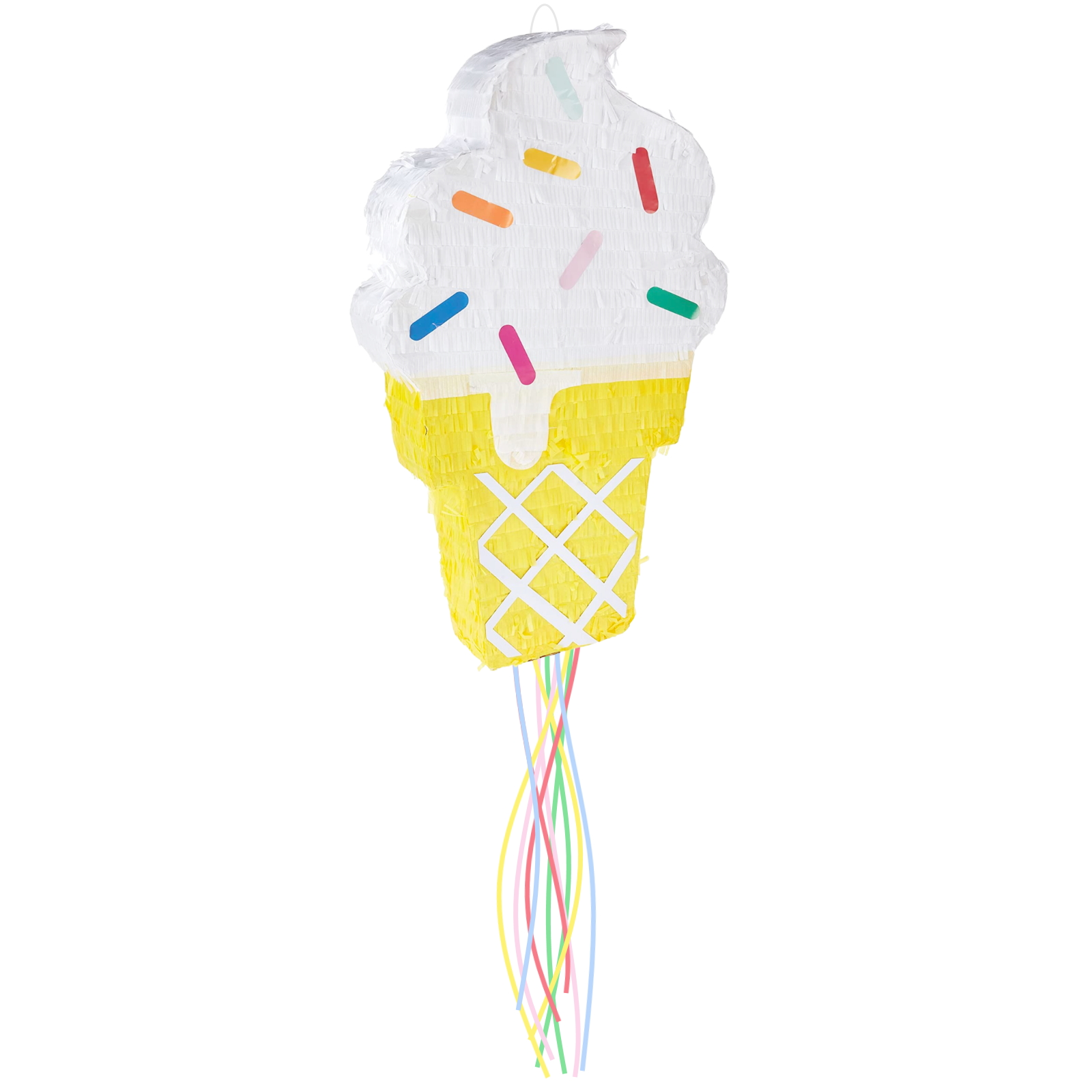 Ice Cream Cone Pull String Pinata - Costumes.com.au