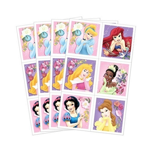 Disney Princess Stickers (Pack of 24) [DIPFAST04] - Costumes.com.au