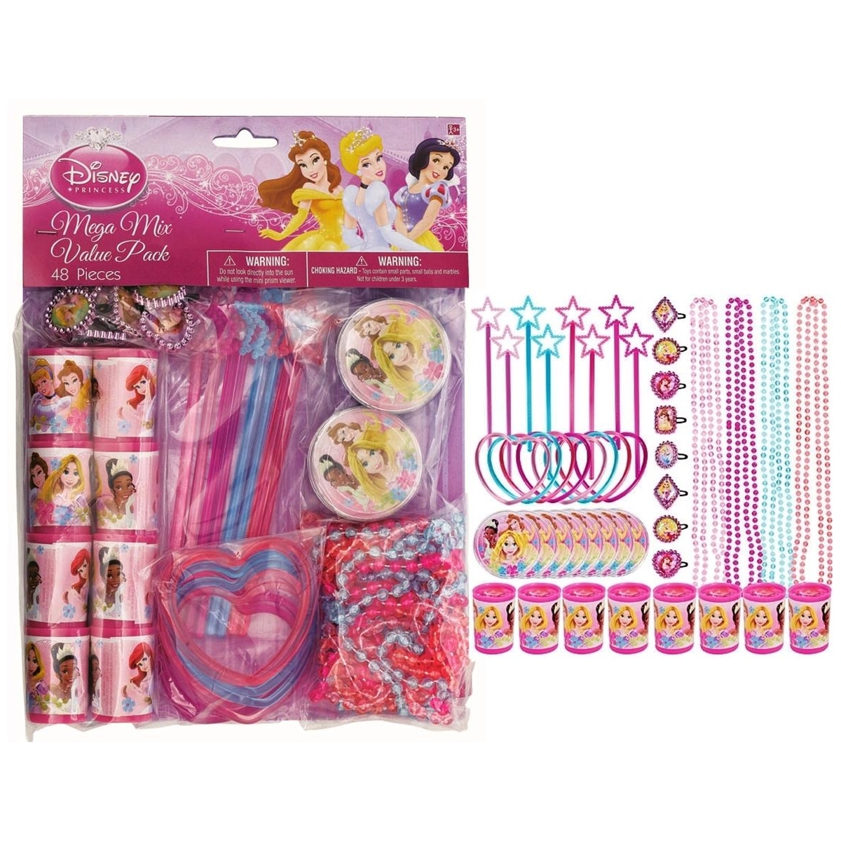 Disney Princess Mega Value Favour Pack (48 Pieces) | Disney Princess ...