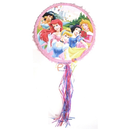 Disney Princess Round Pull String Pinata | Disney Princess | Disney ...
