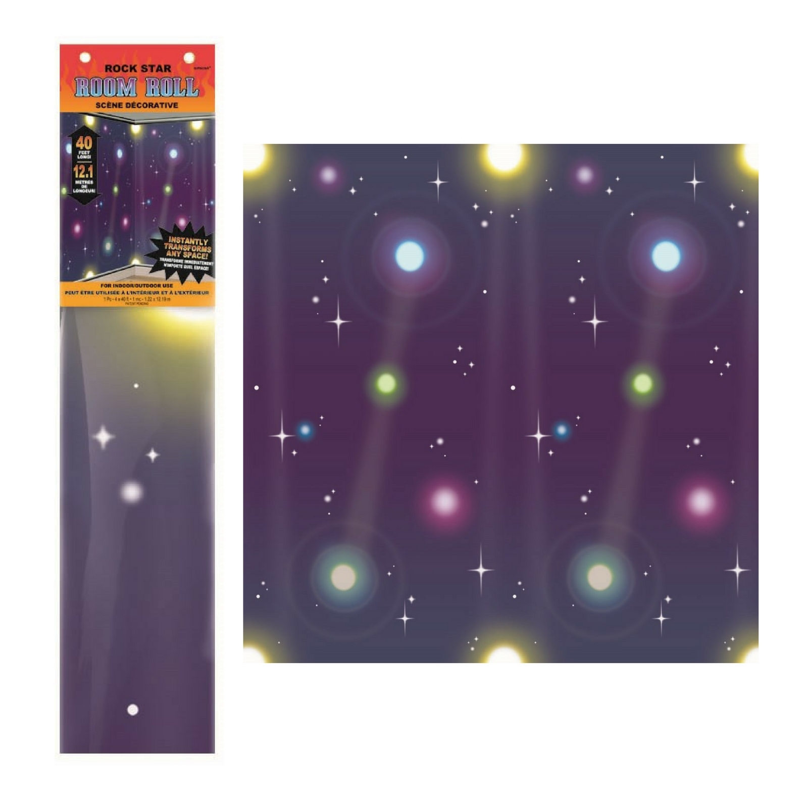 Disco Wall Backdrop | 1970's Disco Party Supplies | Themed Party ...