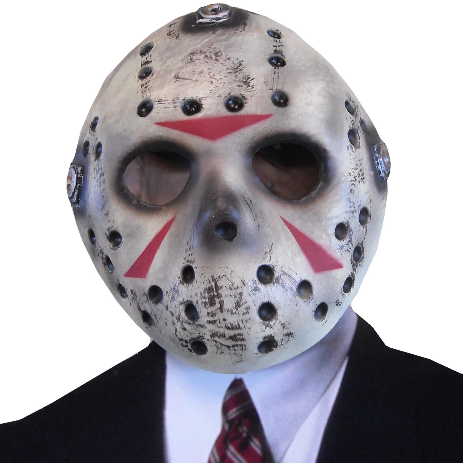 Friday the 13th Jason Voorhees Deluxe Removable Hockey Adult Mask ...