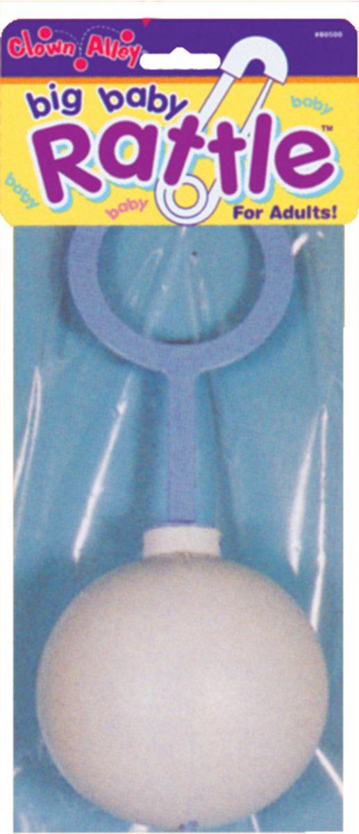 Large Blue Baby Rattle Adult Costume Accessory - Costumes.com.au