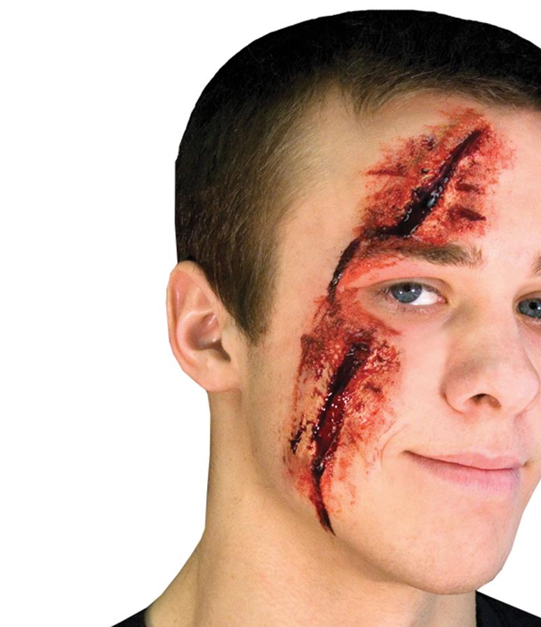 Slashed Eye Prosthetic Makeup Accessory - Costumes.com.au