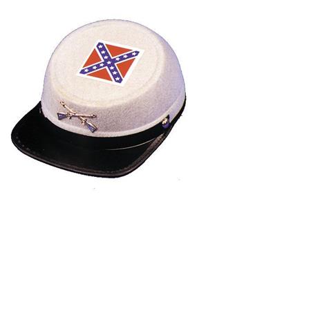 US Civil War Economy Confederate Cap Adult Hat - Costumes.com.au