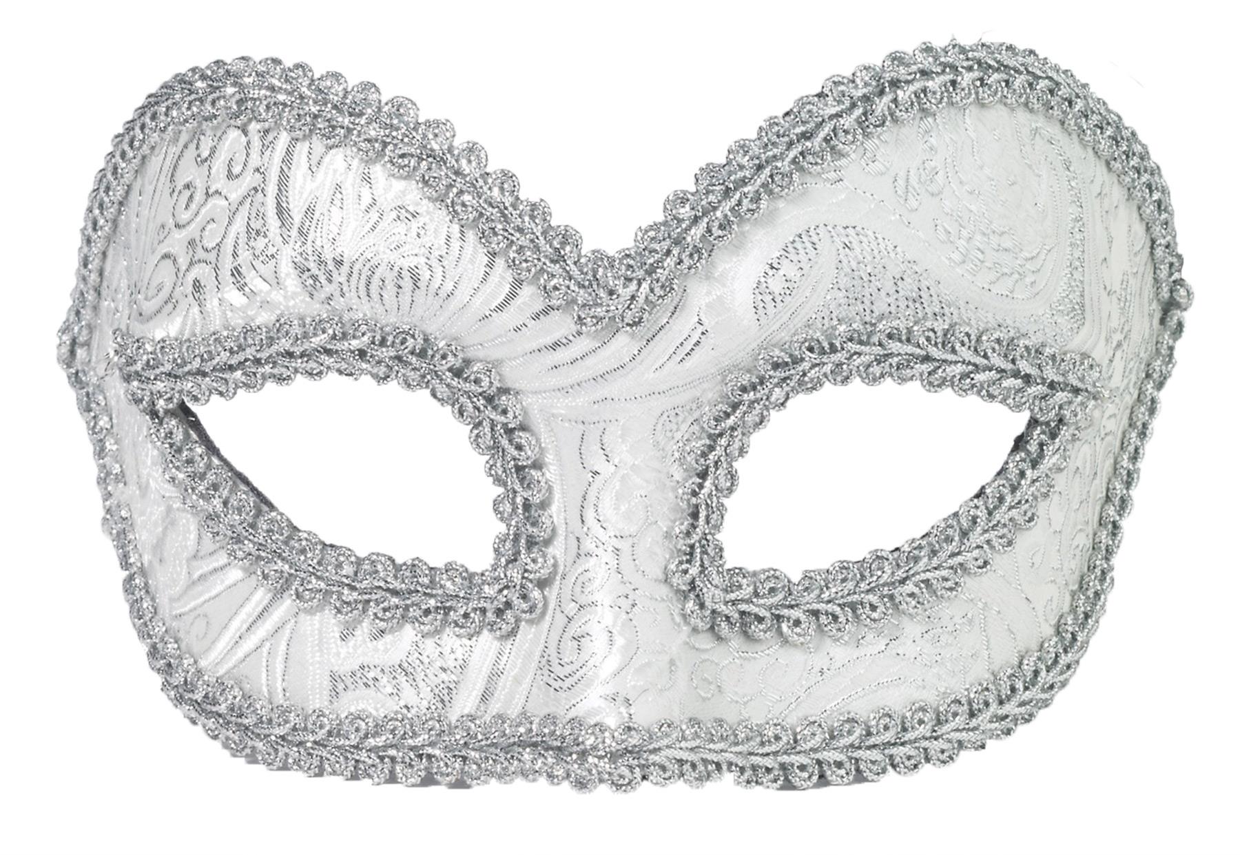 Venetian Silver Adult Mask - Costumes.com.au