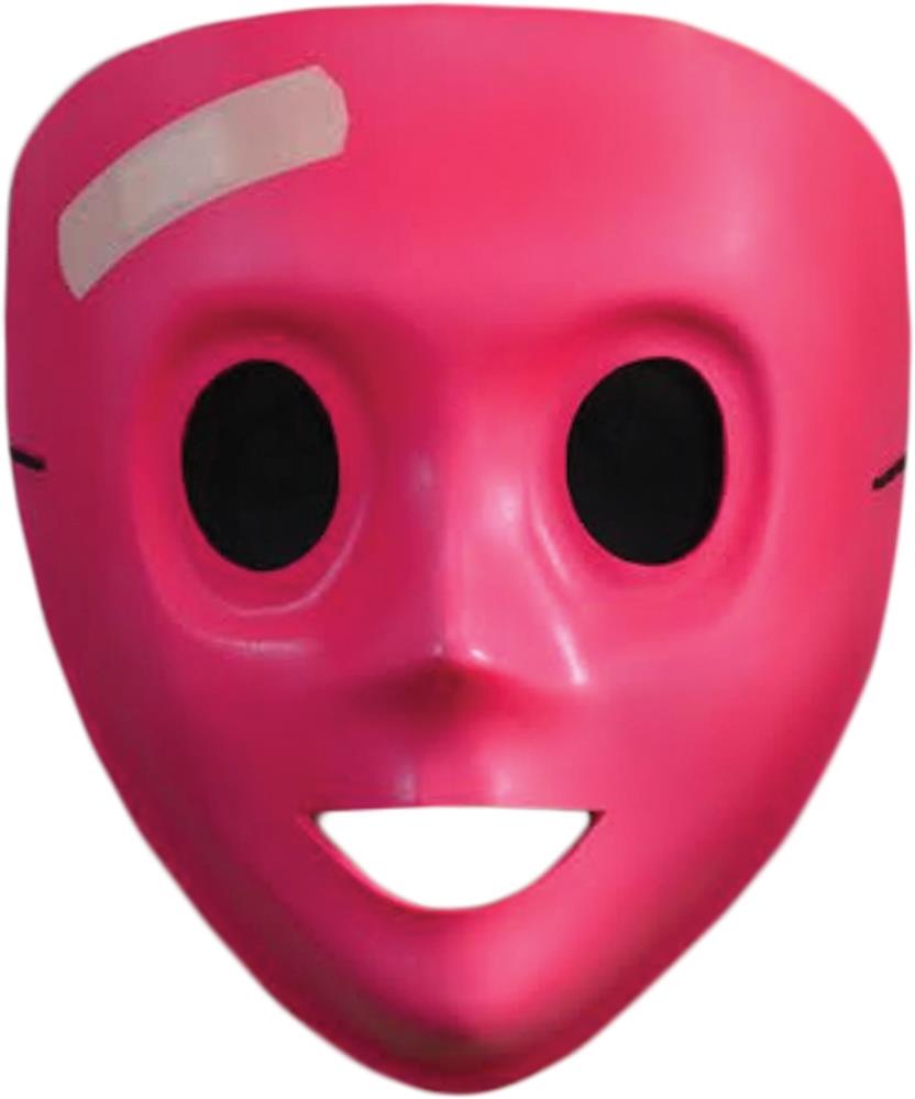 The Purge Pink Bandage Adult Mask - Costumes.com.au