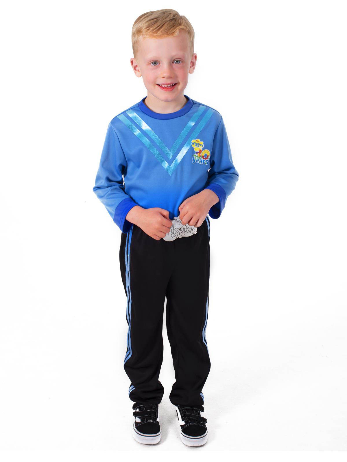 The Wiggles 30th Anniversary Anthony Blue Wiggle Child Costume ...