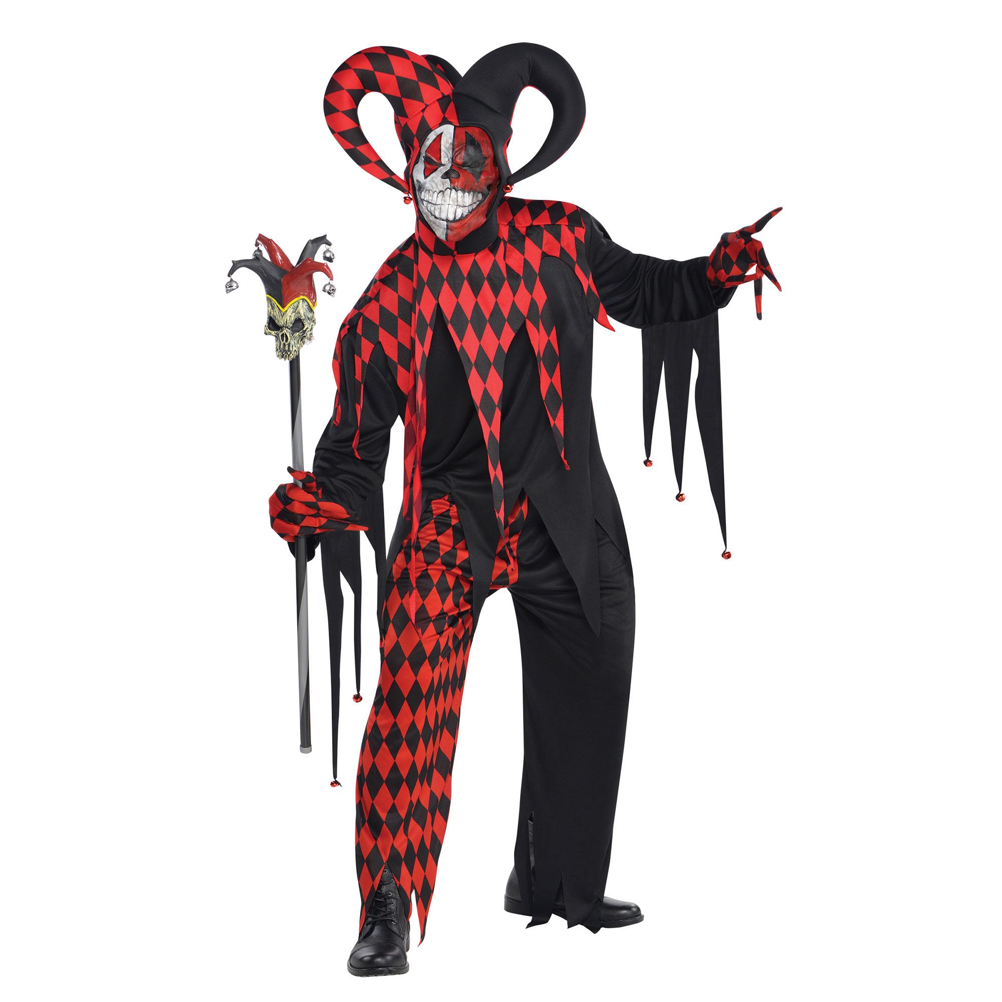 Krazed Jester Adult Costume - Costumes.com.au