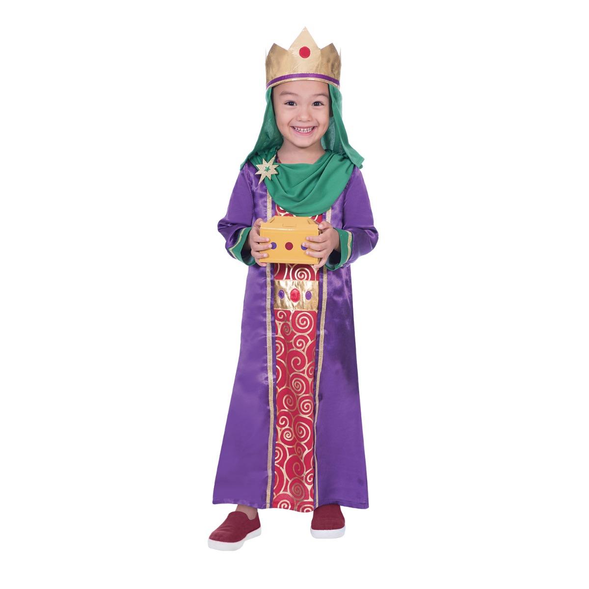 Nativity King Wise Man Child Costume 5-6 - Costumes.com.au