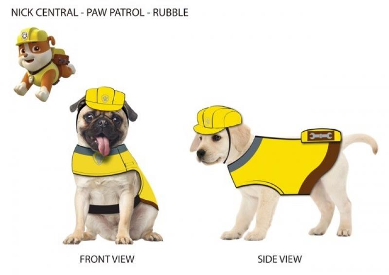 Paw Patrol Rubble Pet Hat - Costumes.com.au