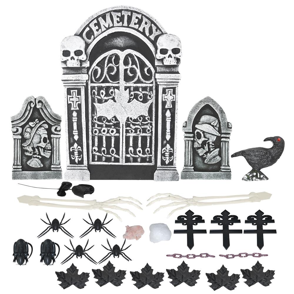 Tombstone Halloween Prop Set of 26 - Costumes.com.au