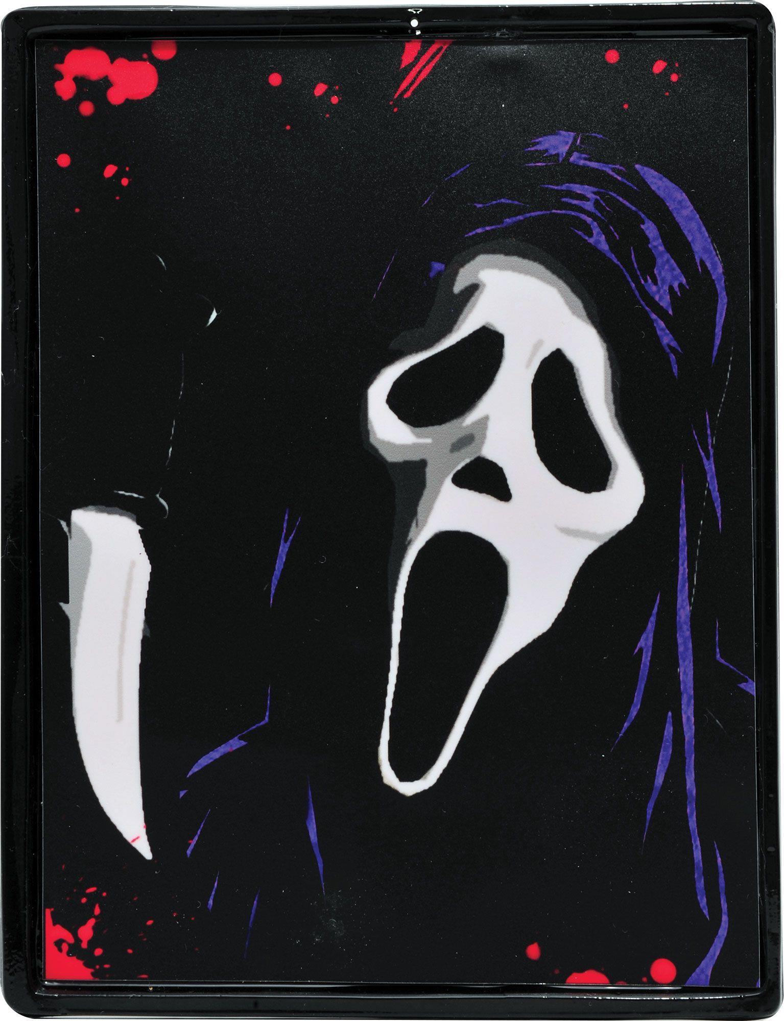 Scream Ghost Face Neon Light Up Sign Halloween Prop | Costumes.com.au ...