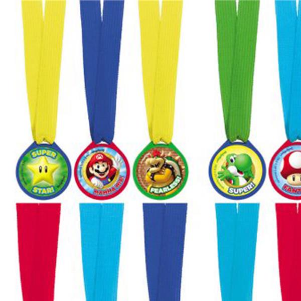 Super Mario Bros. Plastic Mini Award Medals Pack of 12 | Costumes.com ...