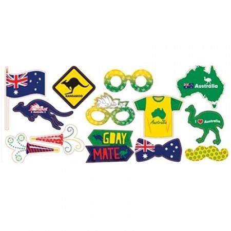 Australian Cardboard Photo Props Pack of 13 | Costumes.com.au ...
