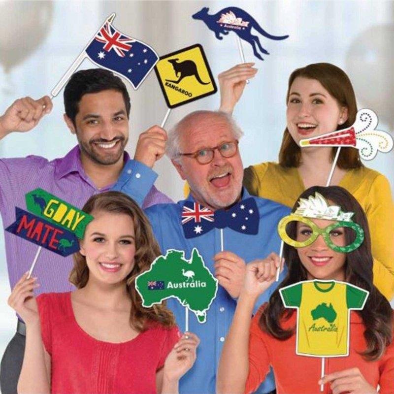 Australian Cardboard Photo Props Pack of 13 | Costumes.com.au ...