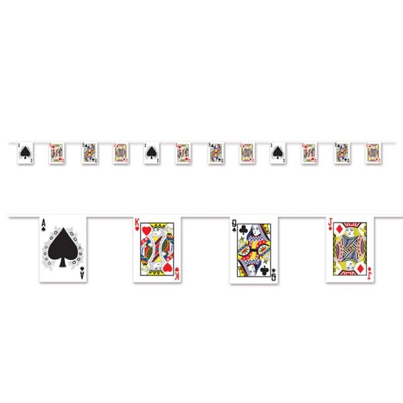 Playing Card Suits Pennant Banner - Costumes.com.au