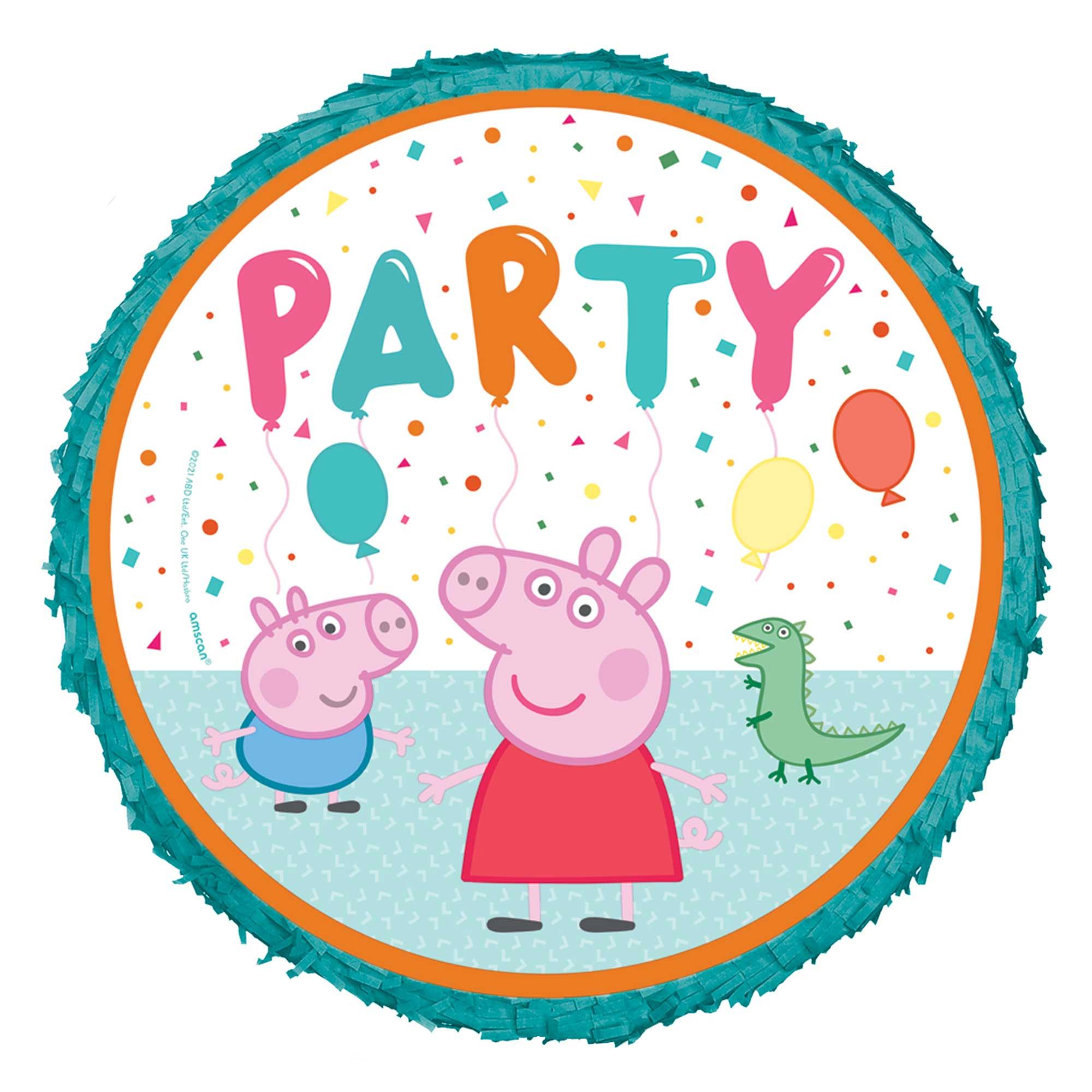 Peppa Pig Pull String Pinata [DSXXS1964] - Costumes.com.au