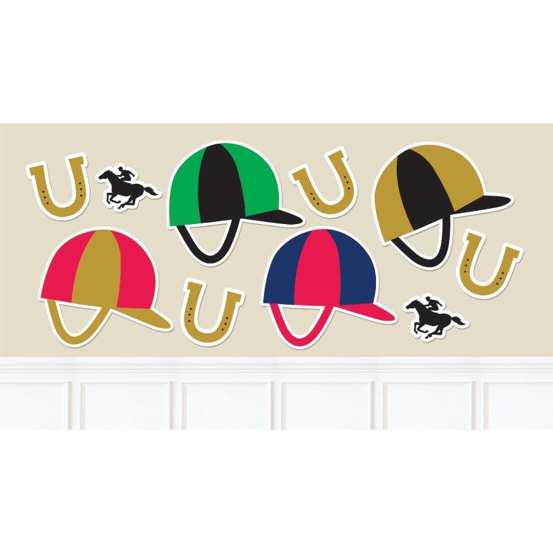Melbourne Cup Derby Day Horse Racing Cutouts Pack of 10 | Costumes.com ...