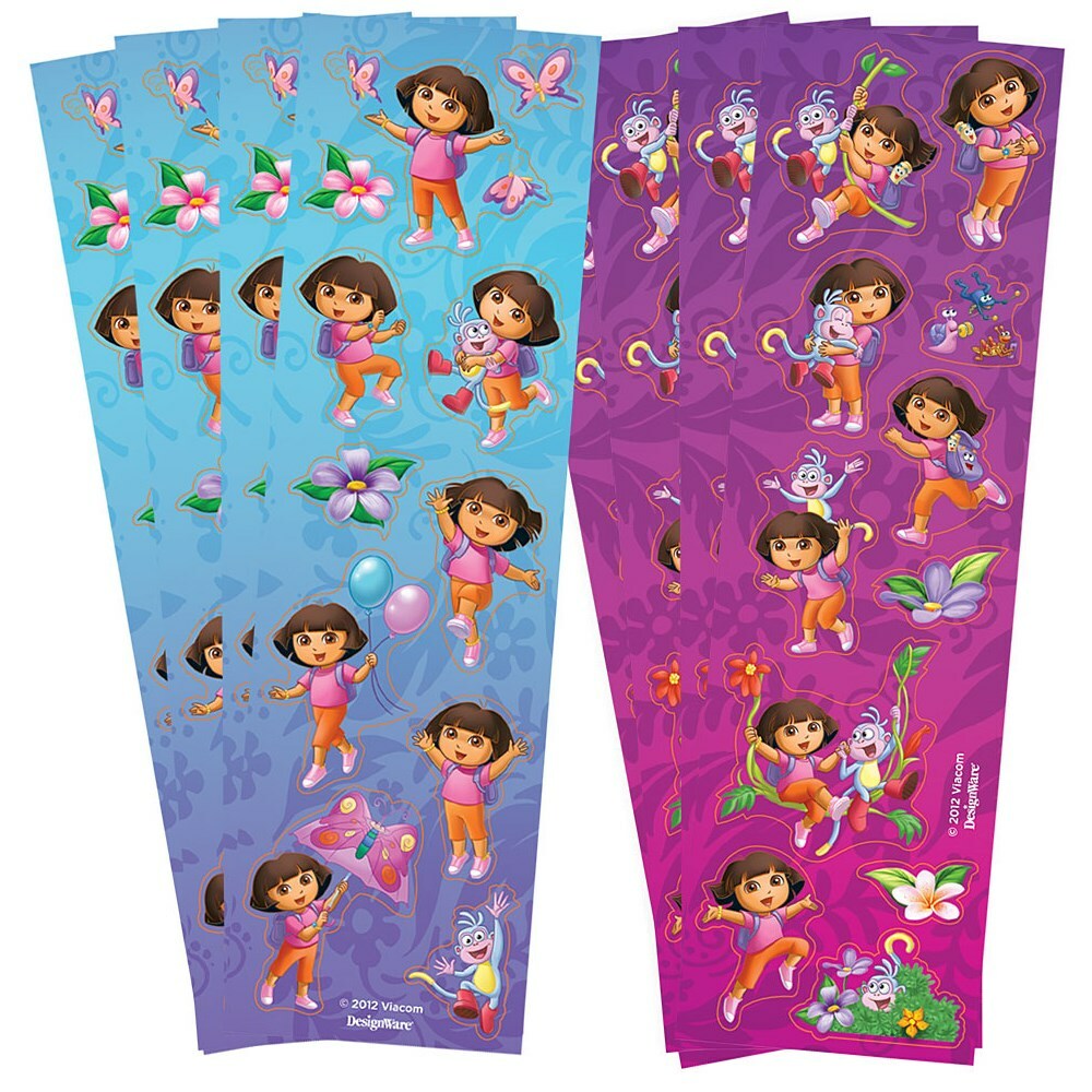 Dora The Explorer Stickers (8 Sheets) - Costumes.com.au