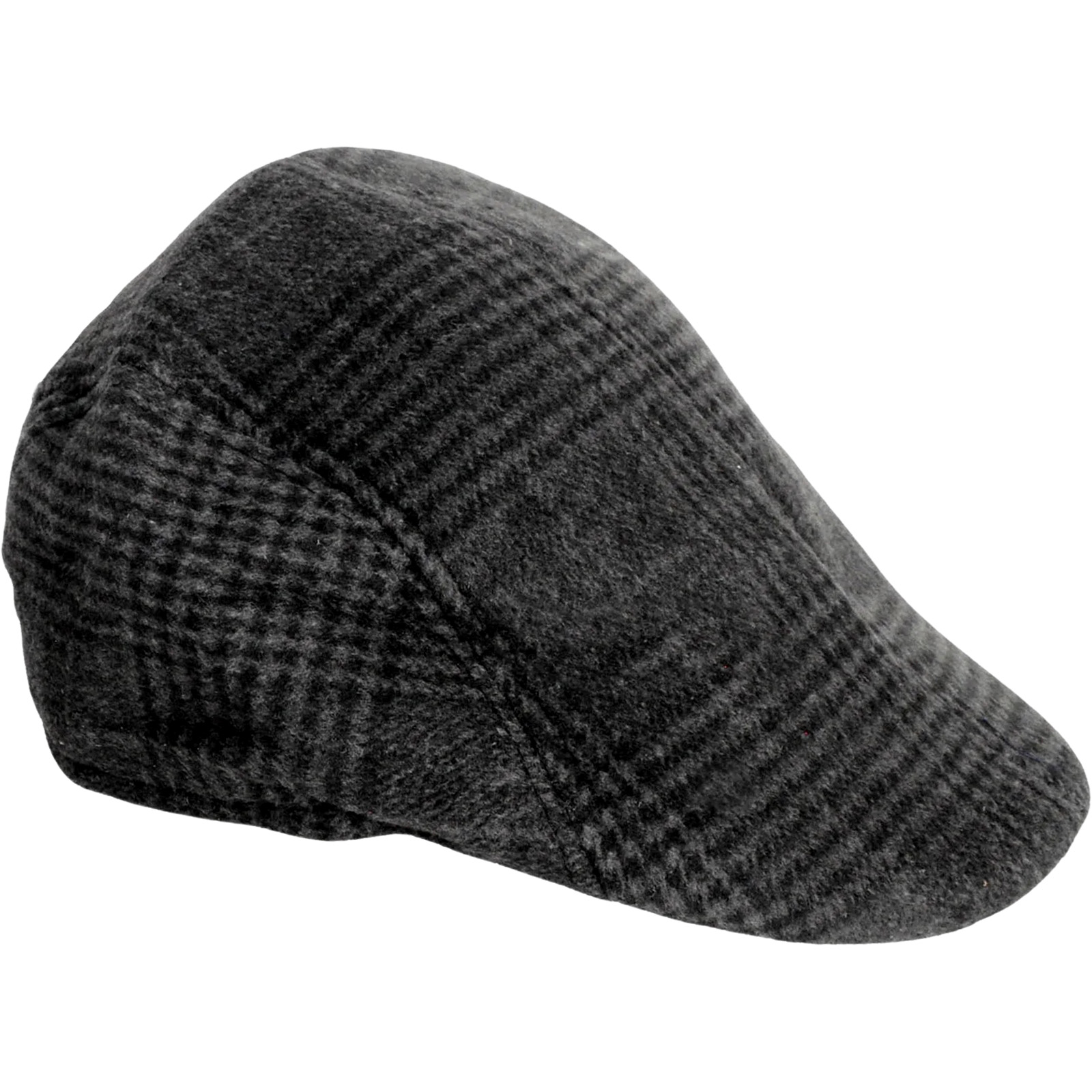 Dark Grey Felt Tweed Flat Cap - Costumes.com.au