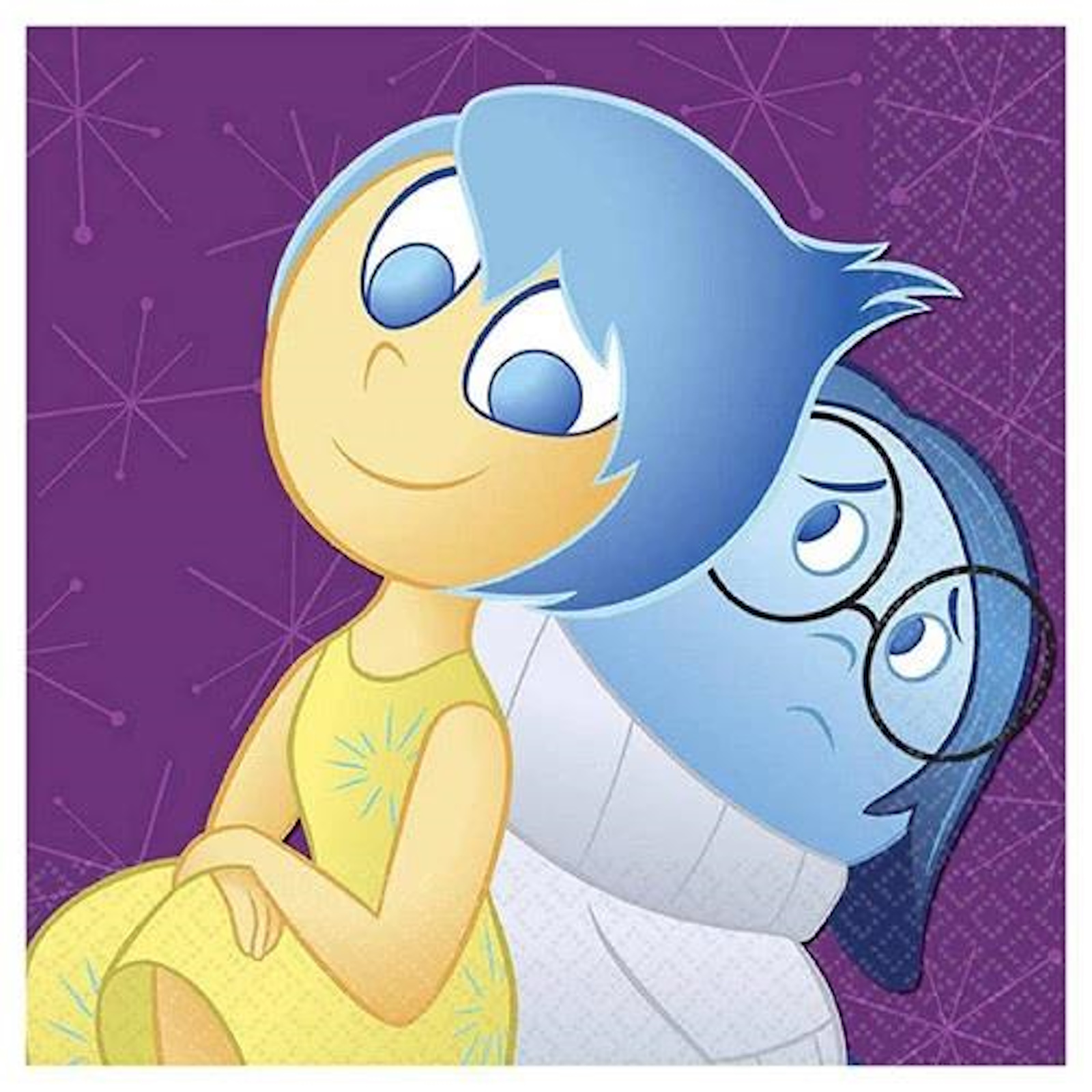Inside Out Lunch Napkins Pack of 16 - Costumes.com.au