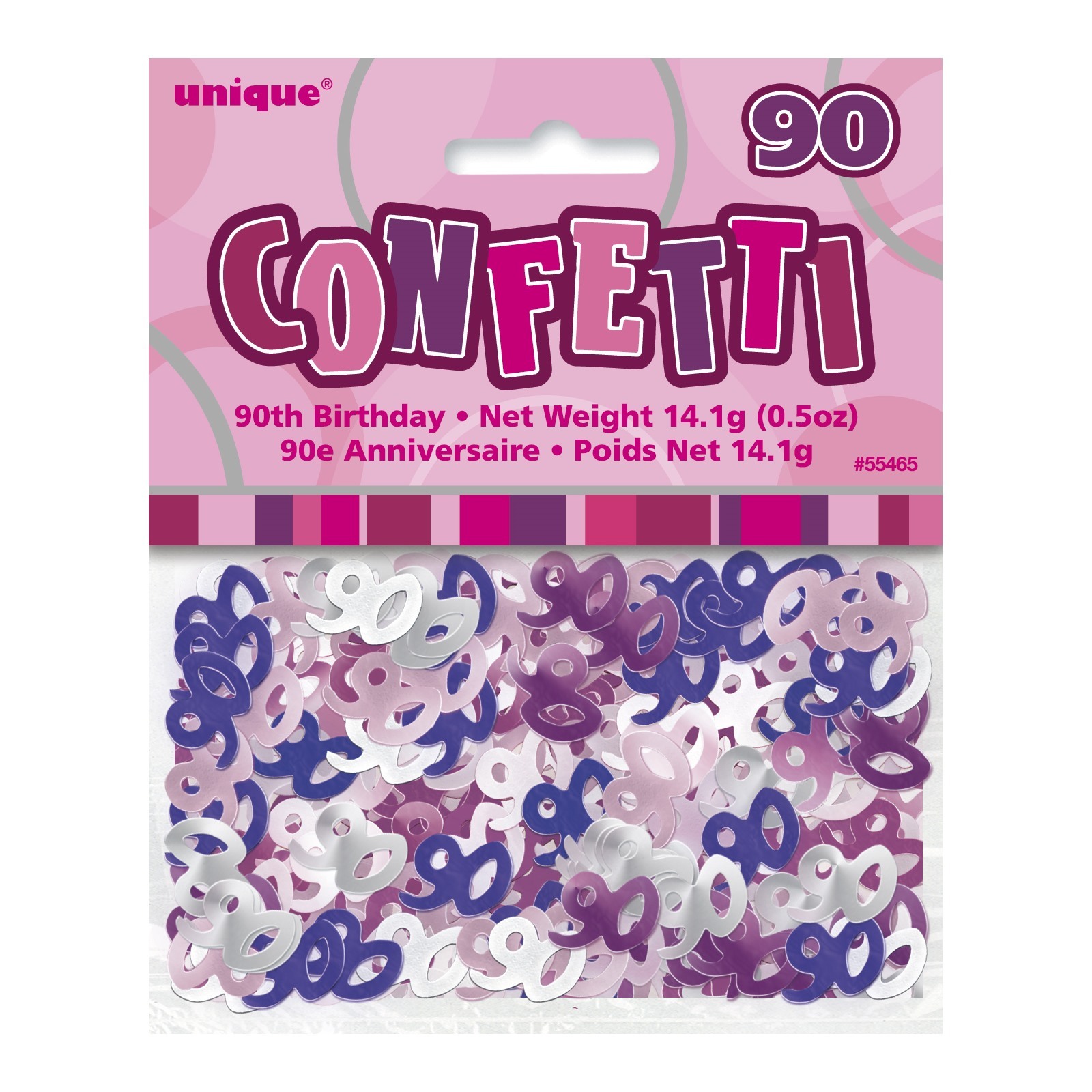 Glitz Pink 90th Birthday Confetti/Table Scatters | Costumes.com.au ...