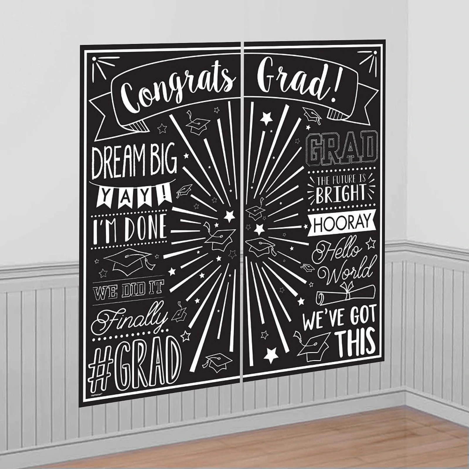 Graduation Selfie Wall Decorating Kit - Costumes.com.au