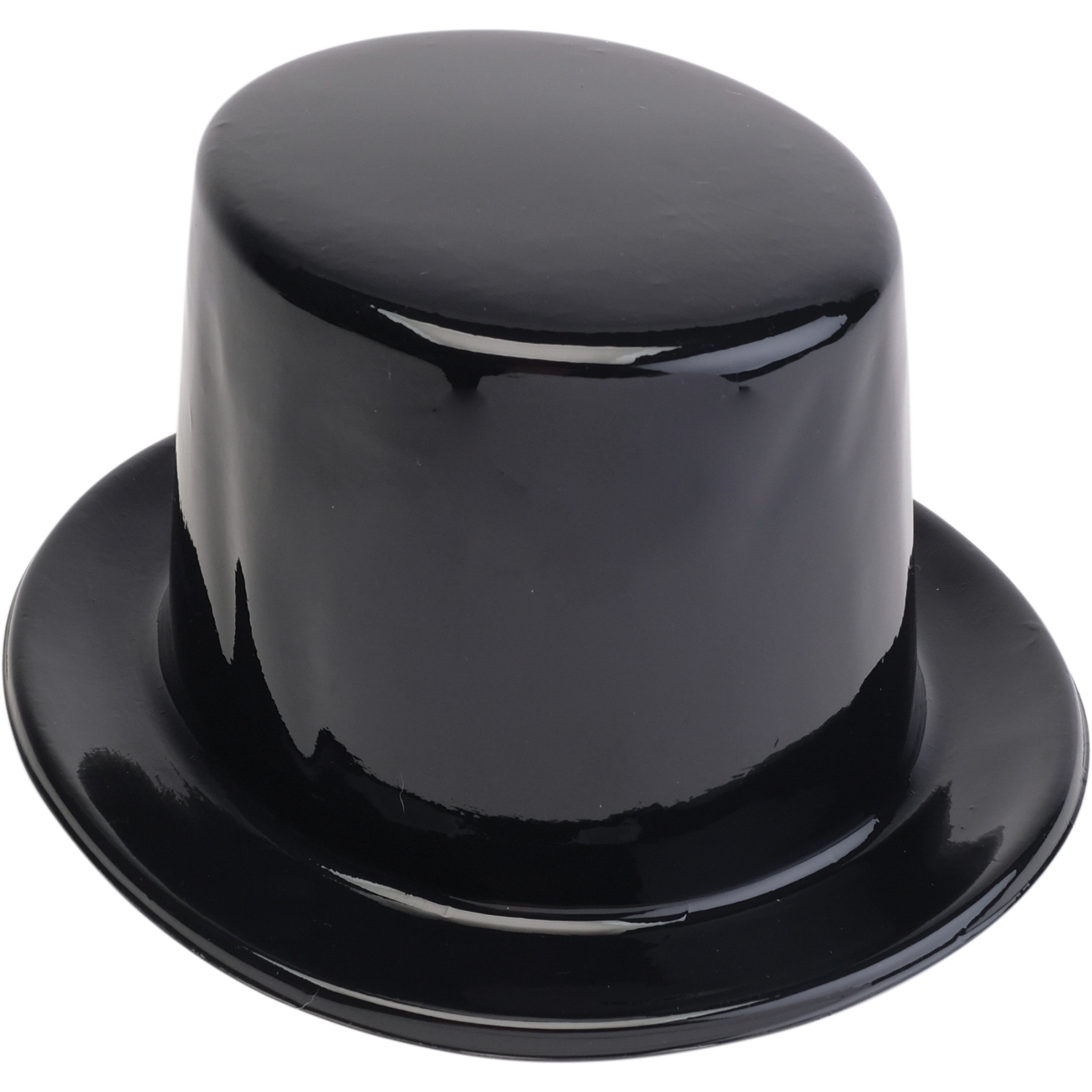 Black Plastic Childs Top Hat - Costumes.com.au