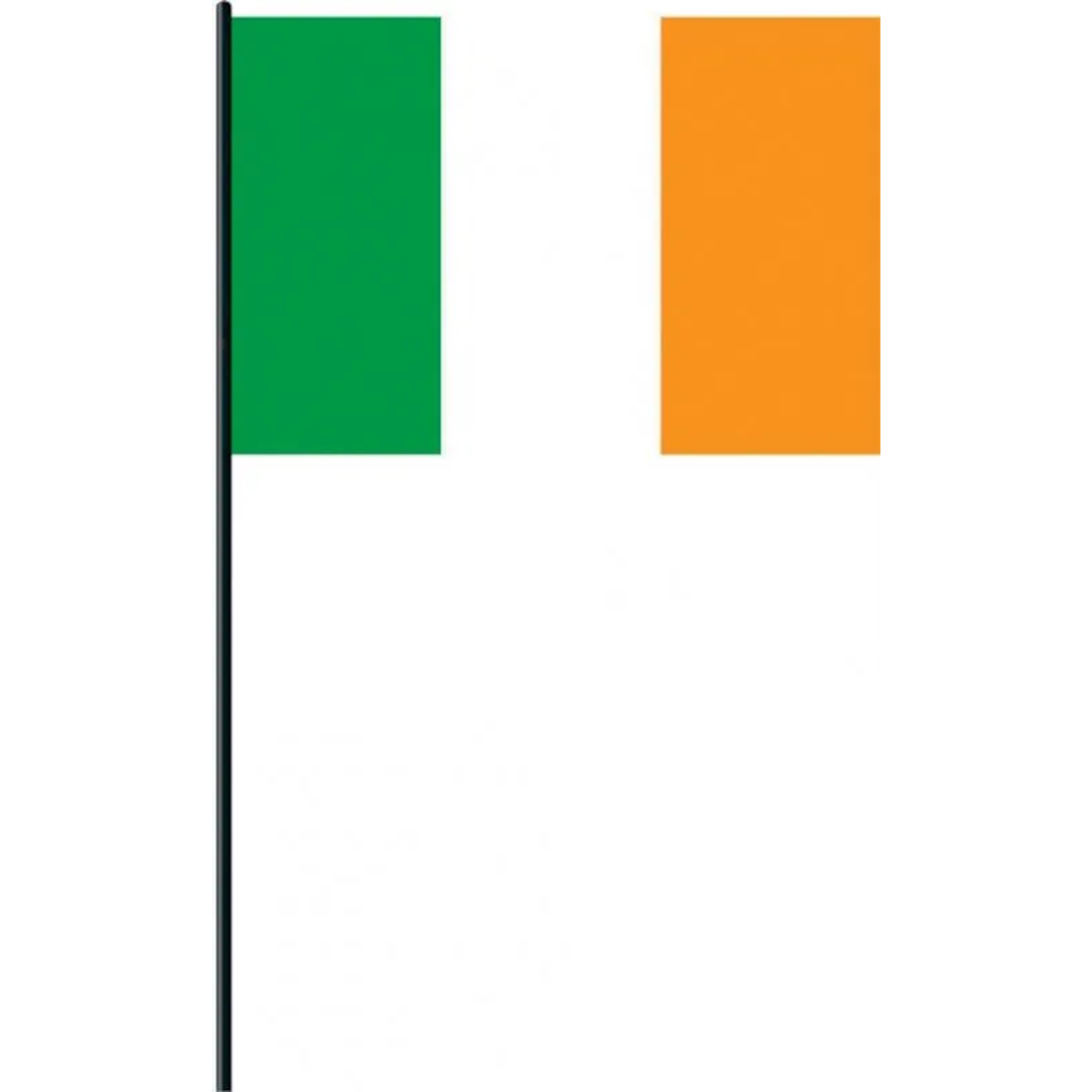 Irish Handheld Flag 30cm x 45cm - Costumes.com.au