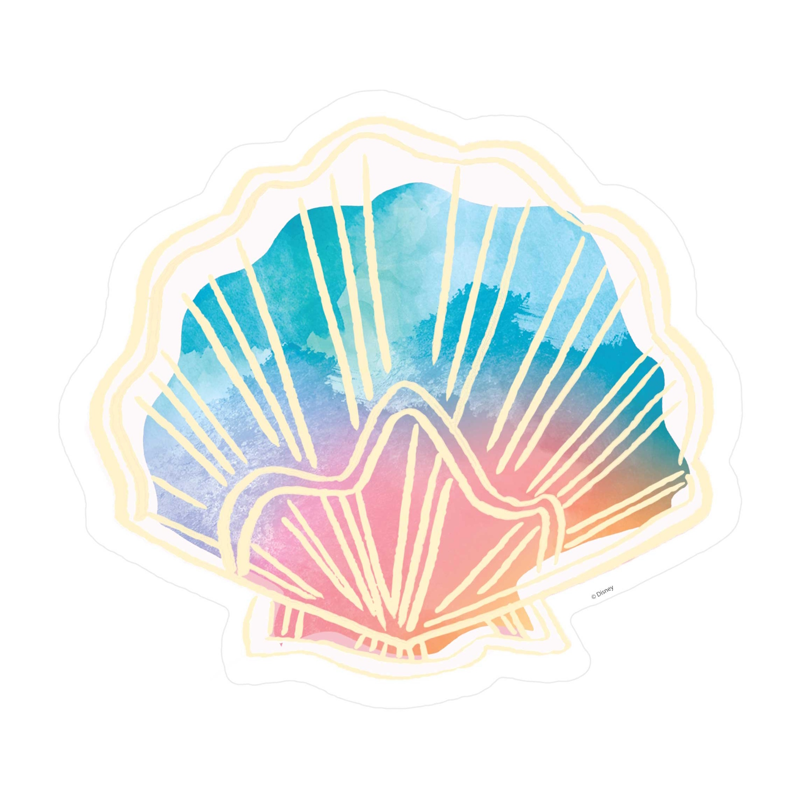 The Little Mermaid Shell Shaped Paper Plates (Pack of 8) | Costumes.com ...