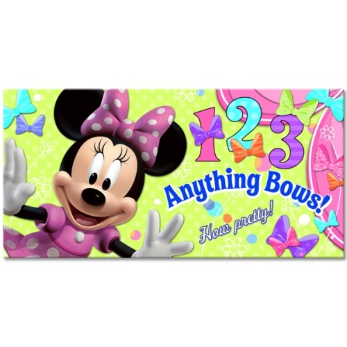Minnie Mouse Bow-tique Party Backdrop Wall Banner | Minnie Mouse Party ...