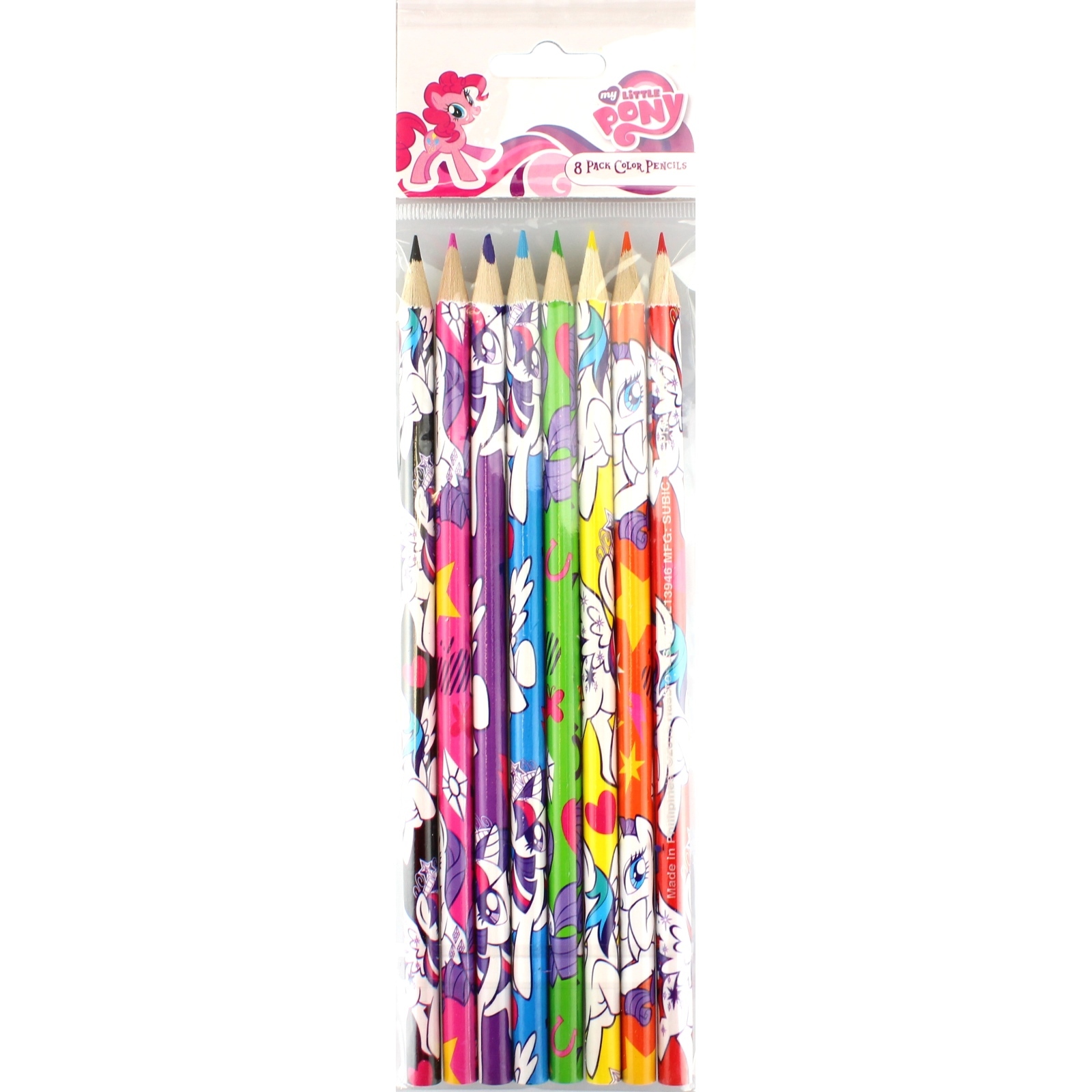 My Little Pony Coloured Pencils (Pack of 8) | My Little Pony ...