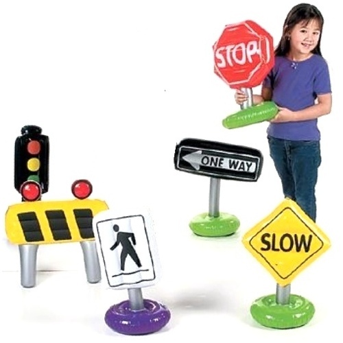 Inflatable Construction Traffic Signs | Costumes.com.au - Costumes.com.au