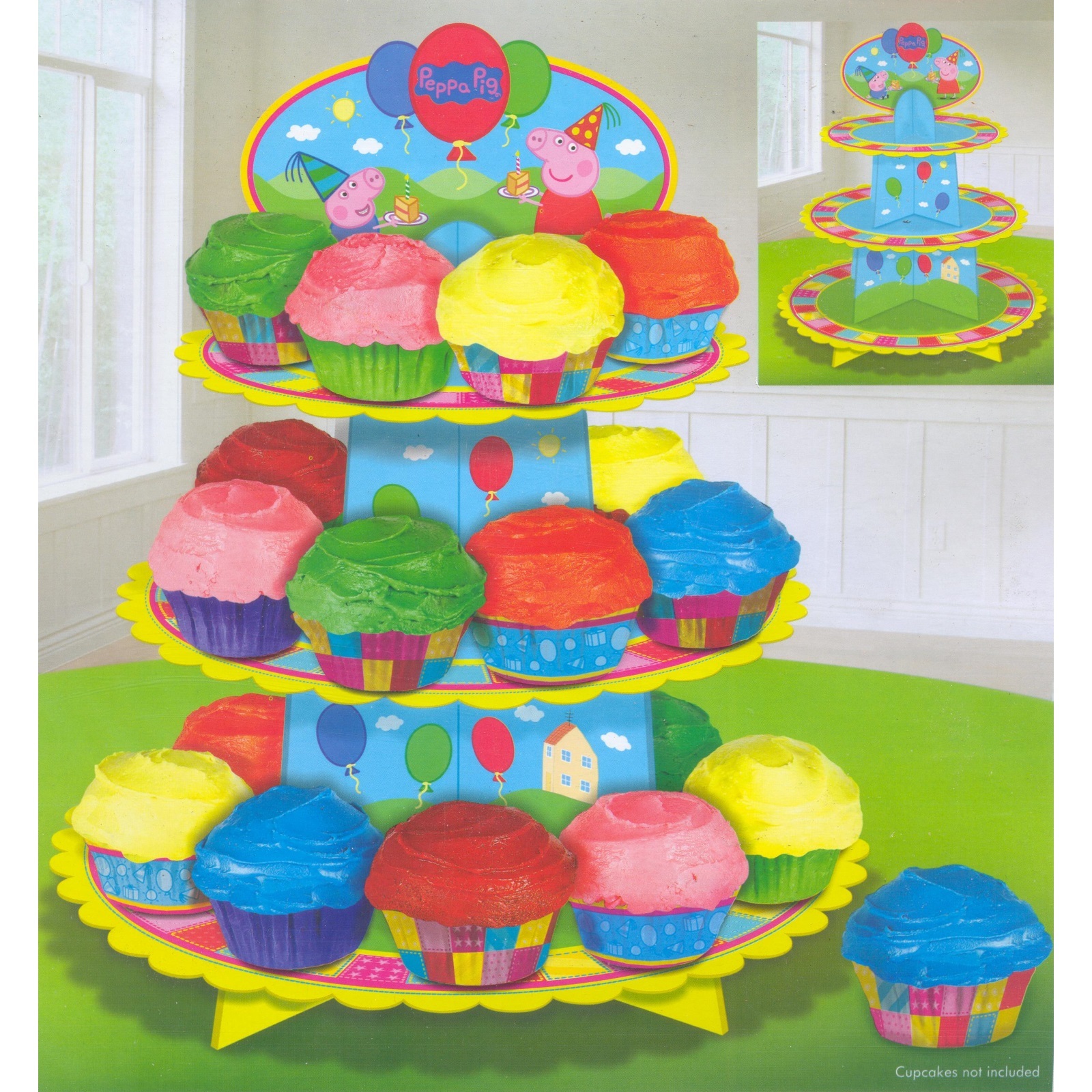 Peppa Pig Cupcake Stand | Peppa Pig Party Supplies | Licensed Party ...