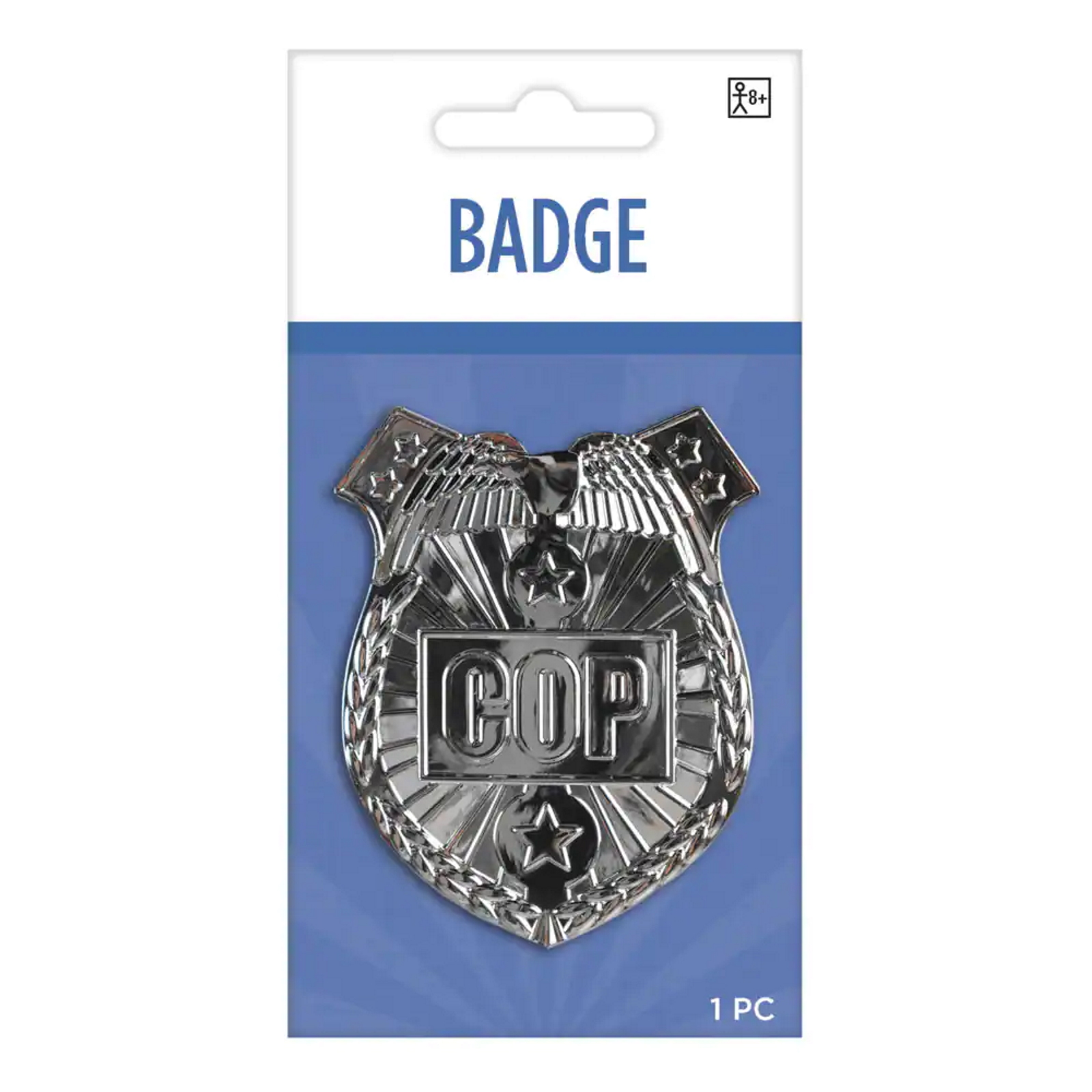 Police Cop Plastic Badge - Costumes.com.au