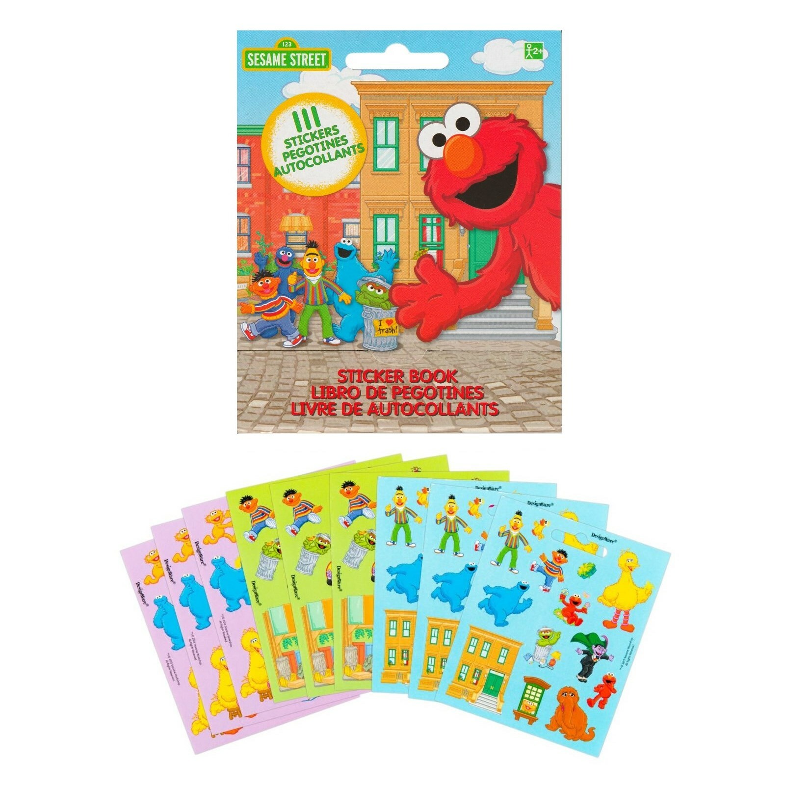 Sesame Street Sticker Book (9 Sheets) - Costumes.com.au