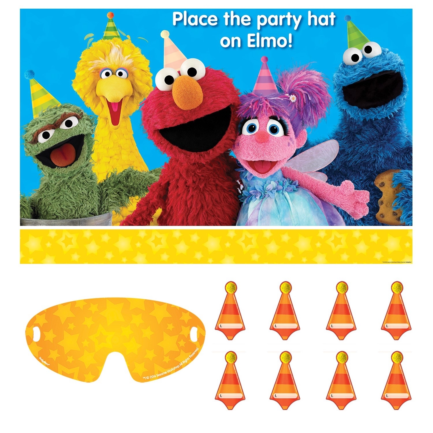Sesame Street Party Game | Sesame Street Party Supplies | Licensed ...