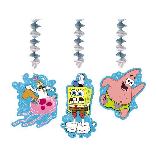 SpongeBob Squarepants Dangling Decorations (Set of 3) | SpongeBob ...